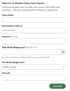 Allstate Windshield Claim Instructions - Auto Glass Services NW