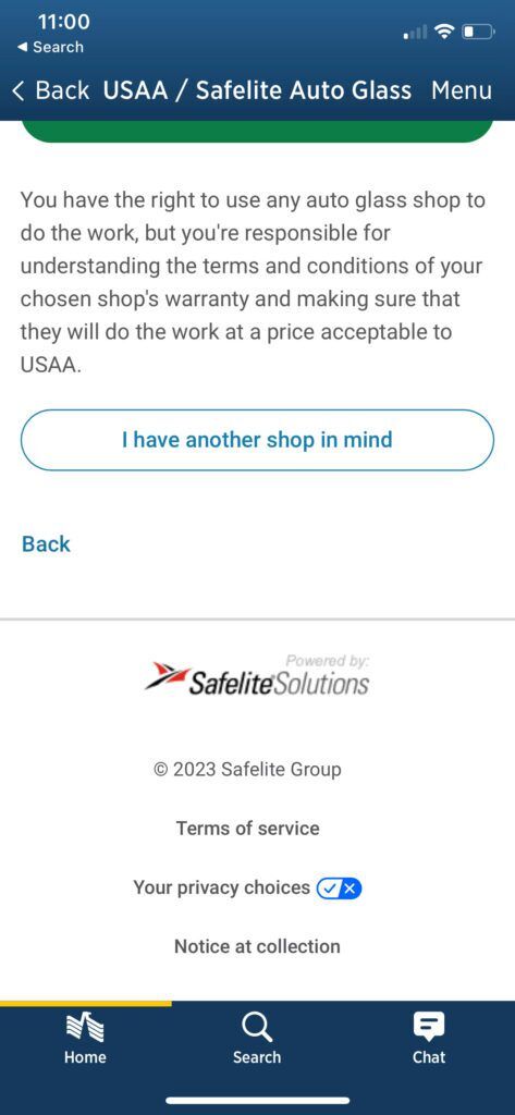 USAA Insurance Claims - Auto Glass Services NW