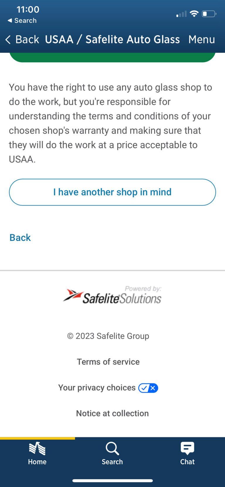 USAA Insurance Claims - Auto Glass Services NW