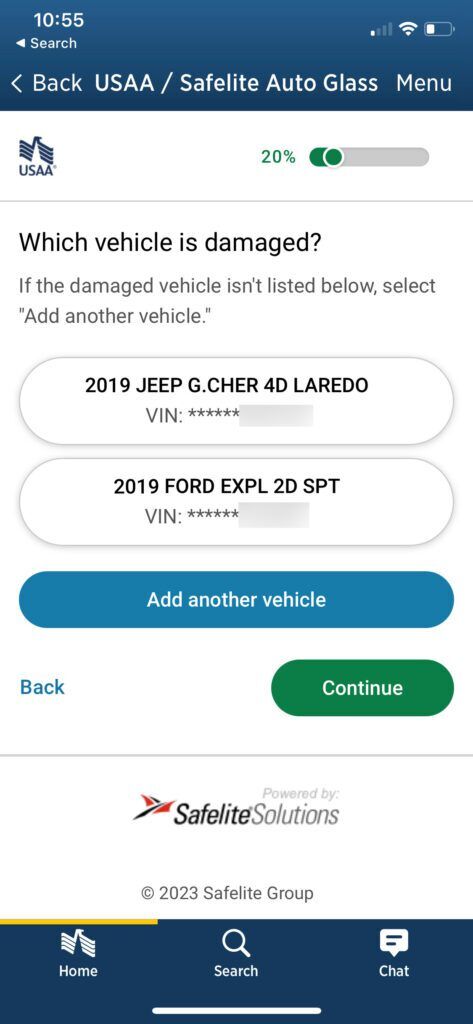 USAA Insurance Claims - Auto Glass Services NW