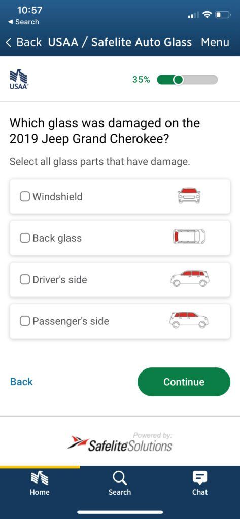 USAA Insurance Claims - Auto Glass Services NW