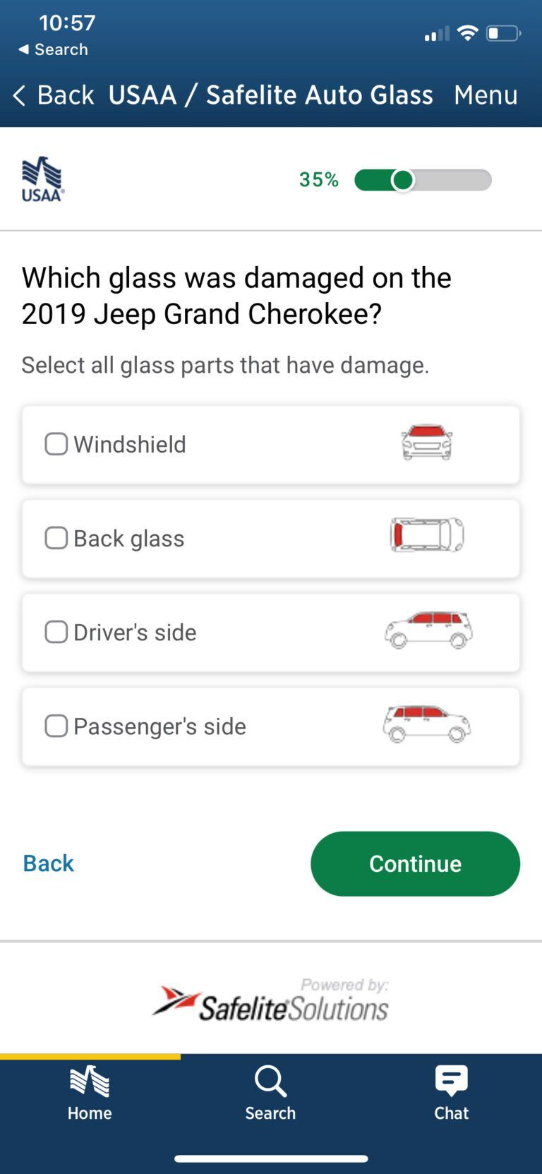 USAA Insurance Claims - Auto Glass Services NW